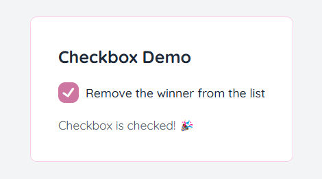 Tailwind CSS Custom Checkbox Components for React